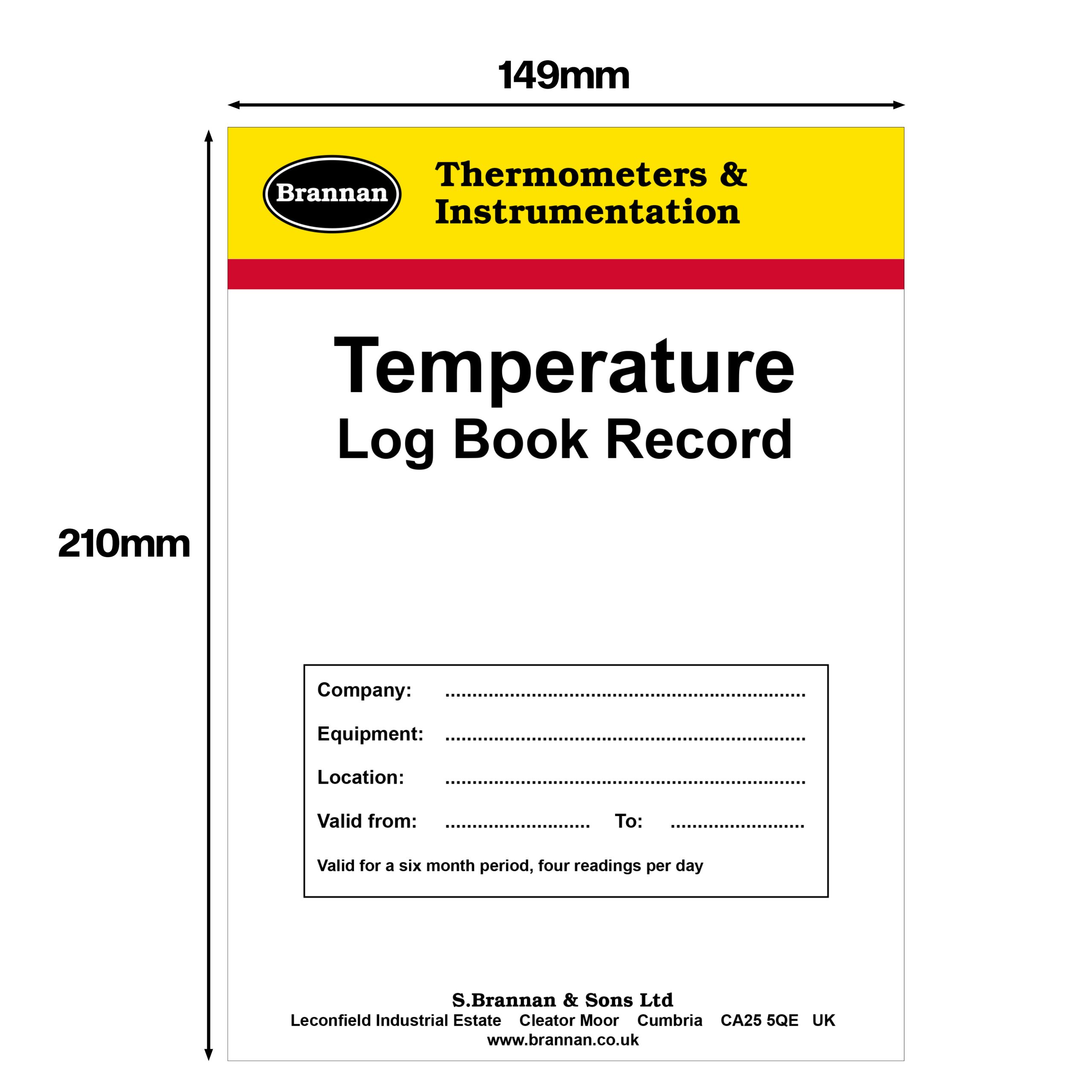 Replacement log book | Brannan