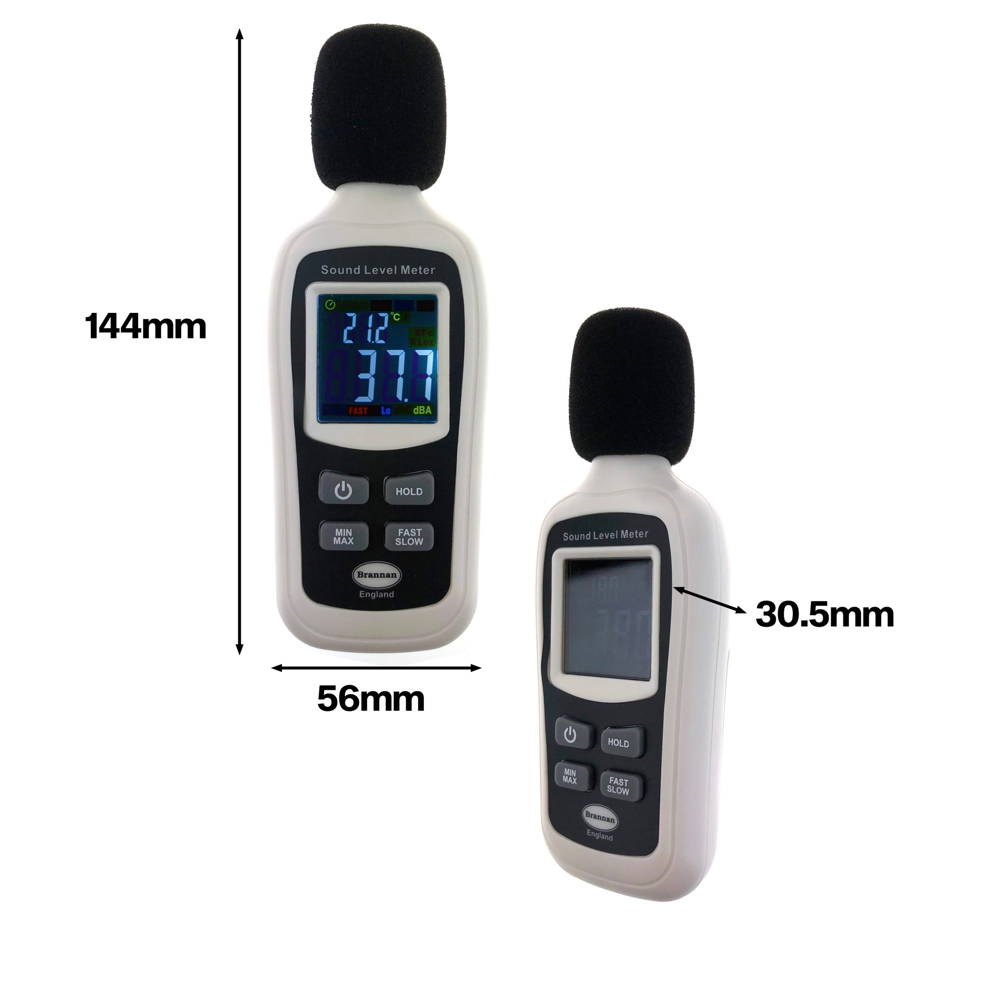 Mini thermo-sound level meter | Brannan