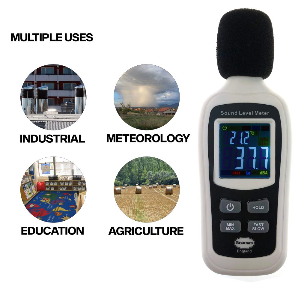 Mini thermo-sound level meter | Brannan
