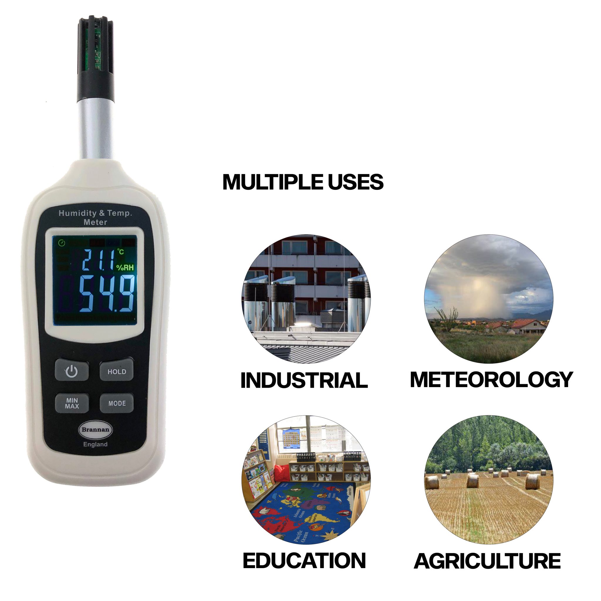 Mini thermo-humidity meter | Brannan
