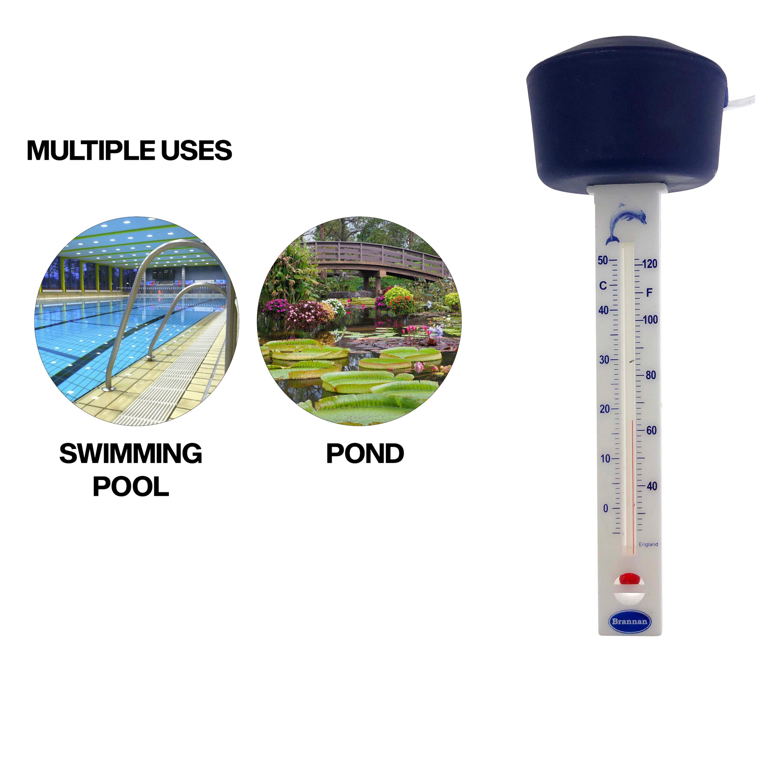 Floating pool thermometer | Brannan