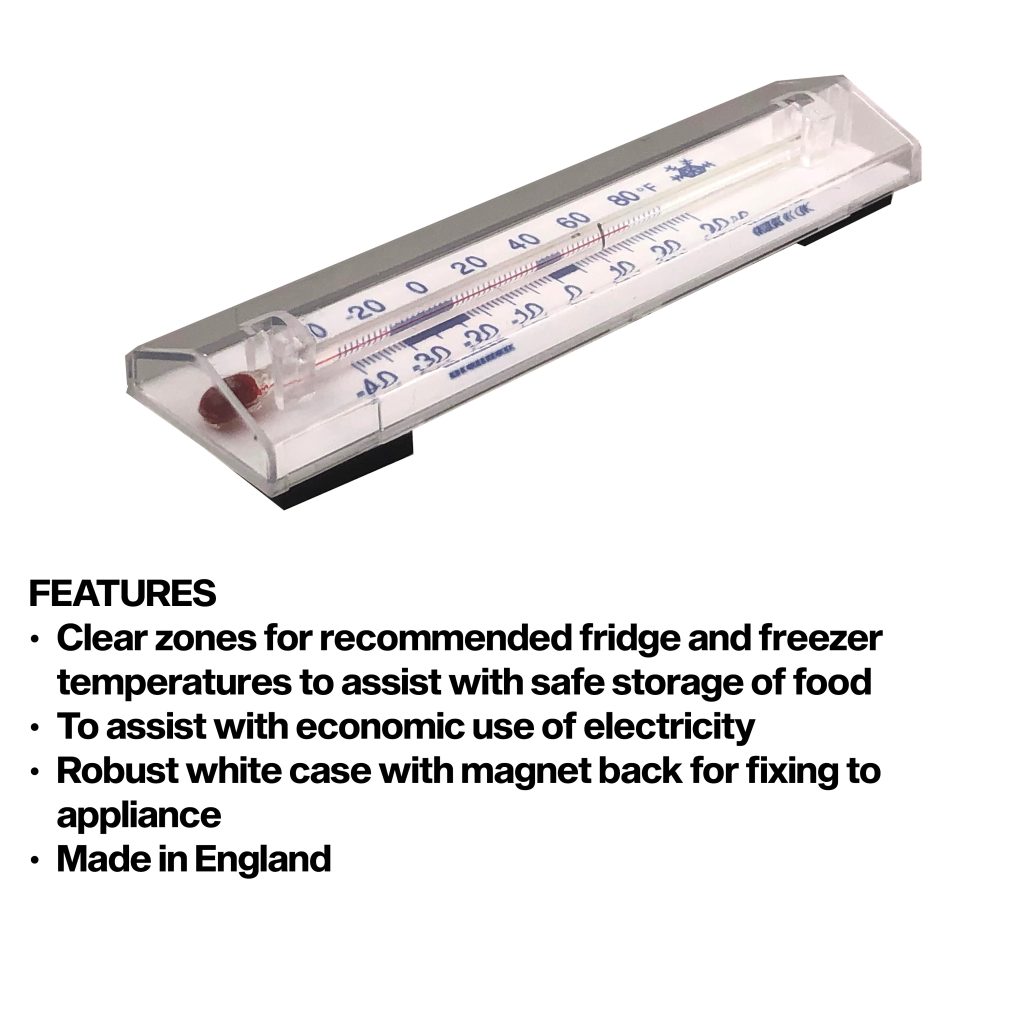 Heavy duty fridge or freezer thermometers - magnet fixture | Brannan