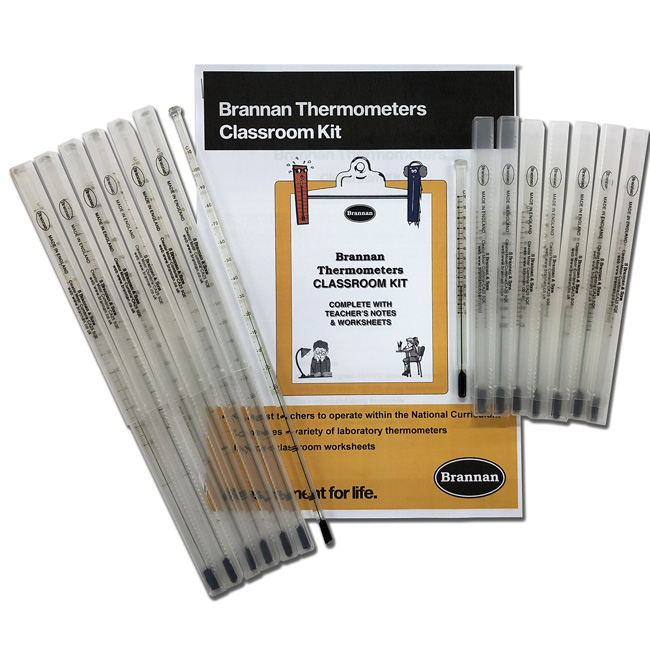 Classroom wall kit - laboratory thermometer kit | Brannan