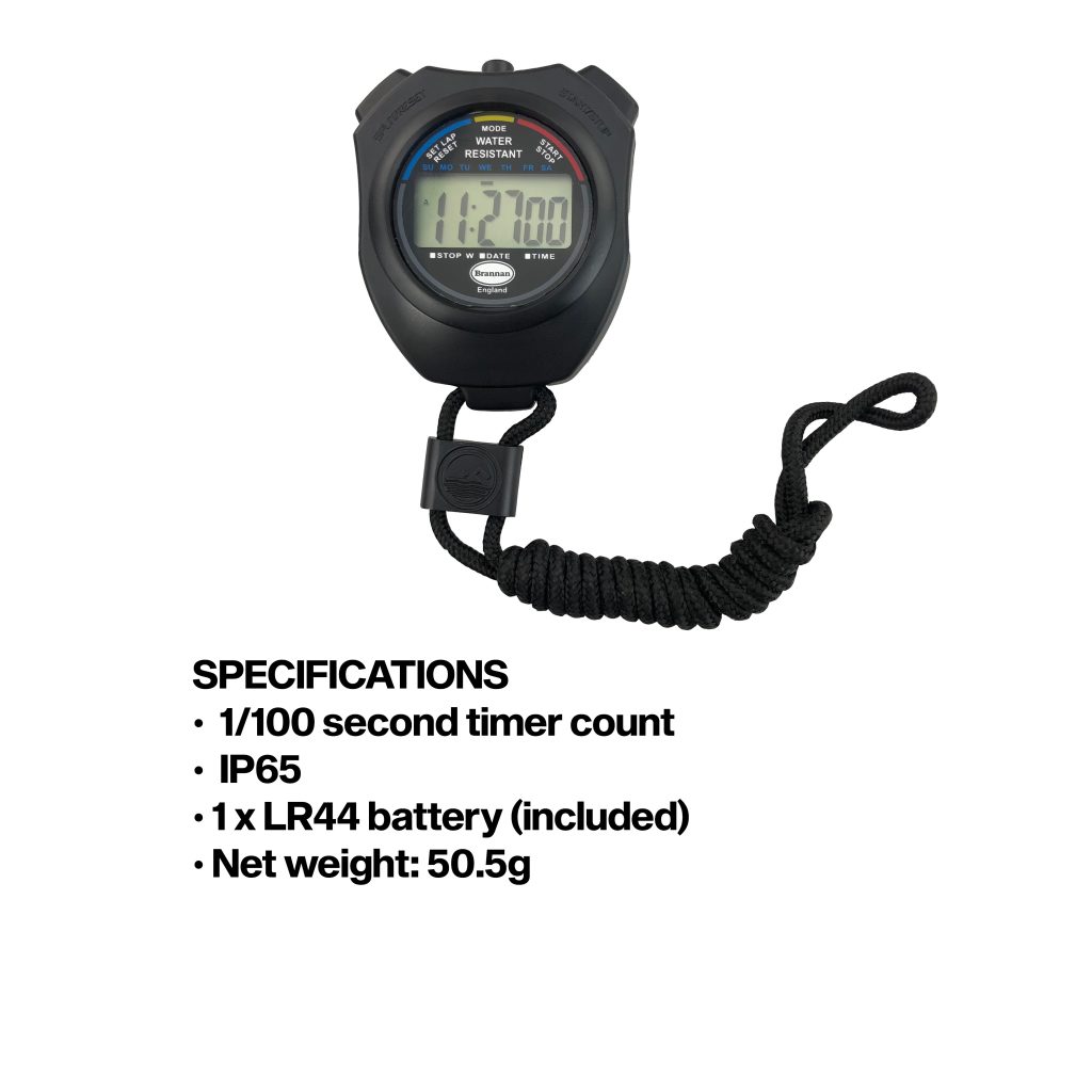 Water resistant stopwatch | Brannan
