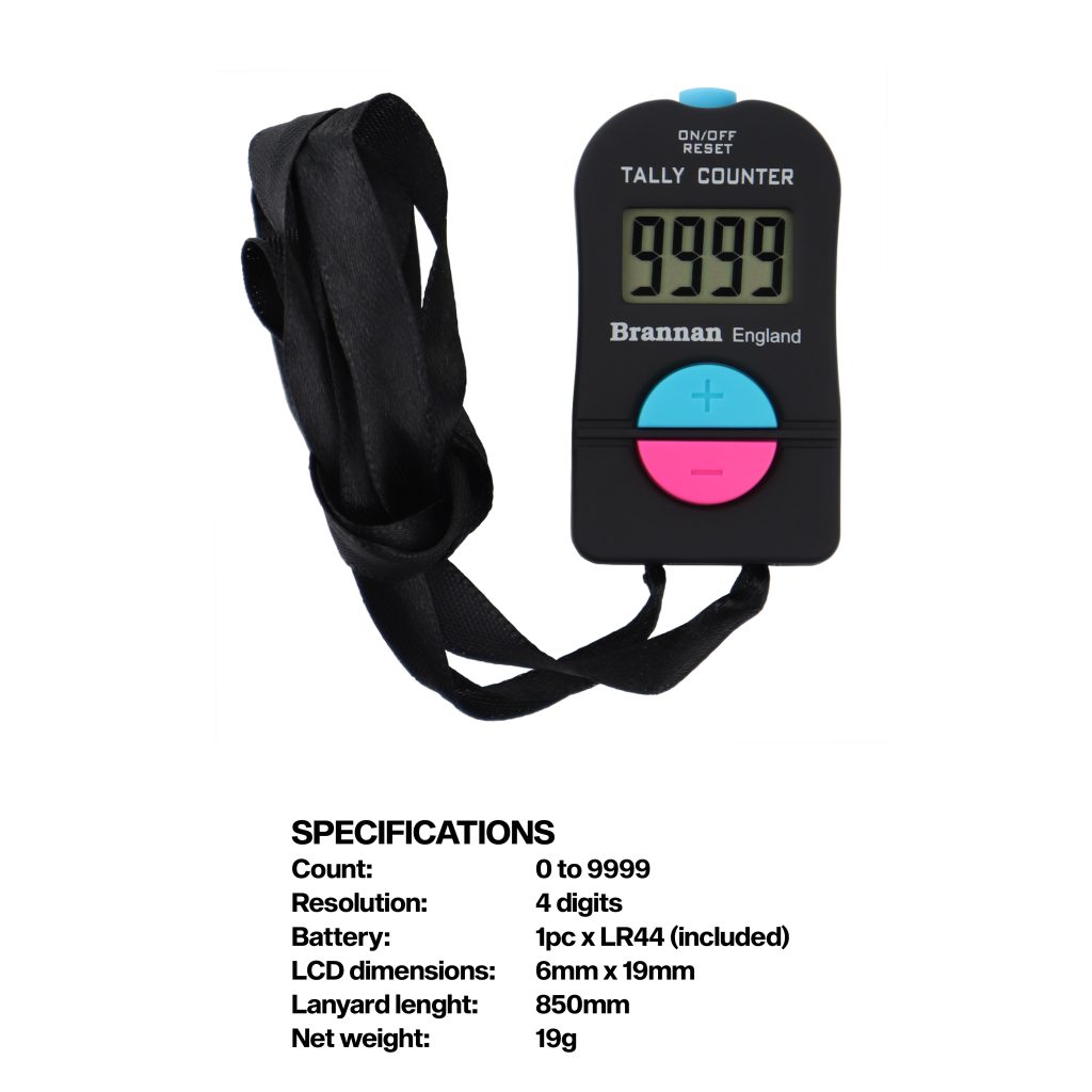 Count up & countdown digital tally counter | Brannan