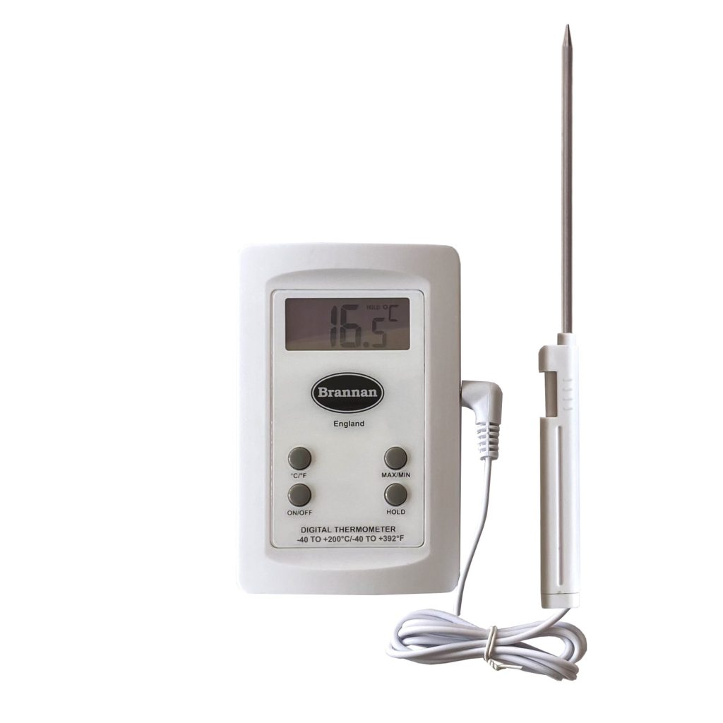 Hand held digital test thermometer | Brannan