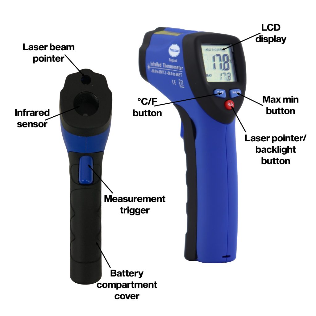 Standard range infrared thermometer | Brannan