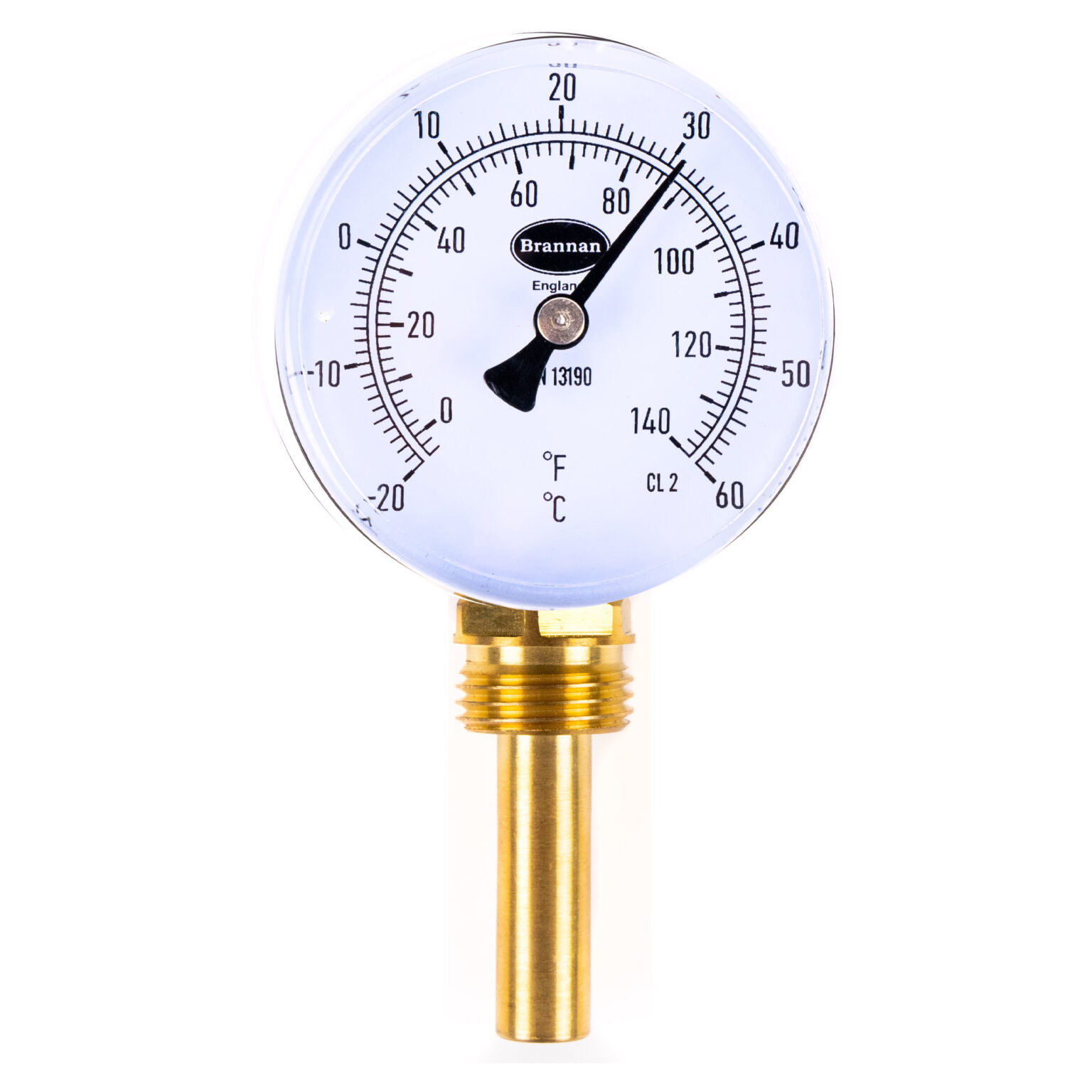 Industrial dial thermometers for HVAC, Marine, and Oil & Gas | Brannan
