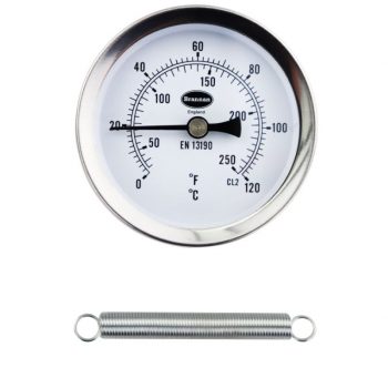 Industrial dial thermometers for HVAC, Marine, and Oil & Gas | Brannan