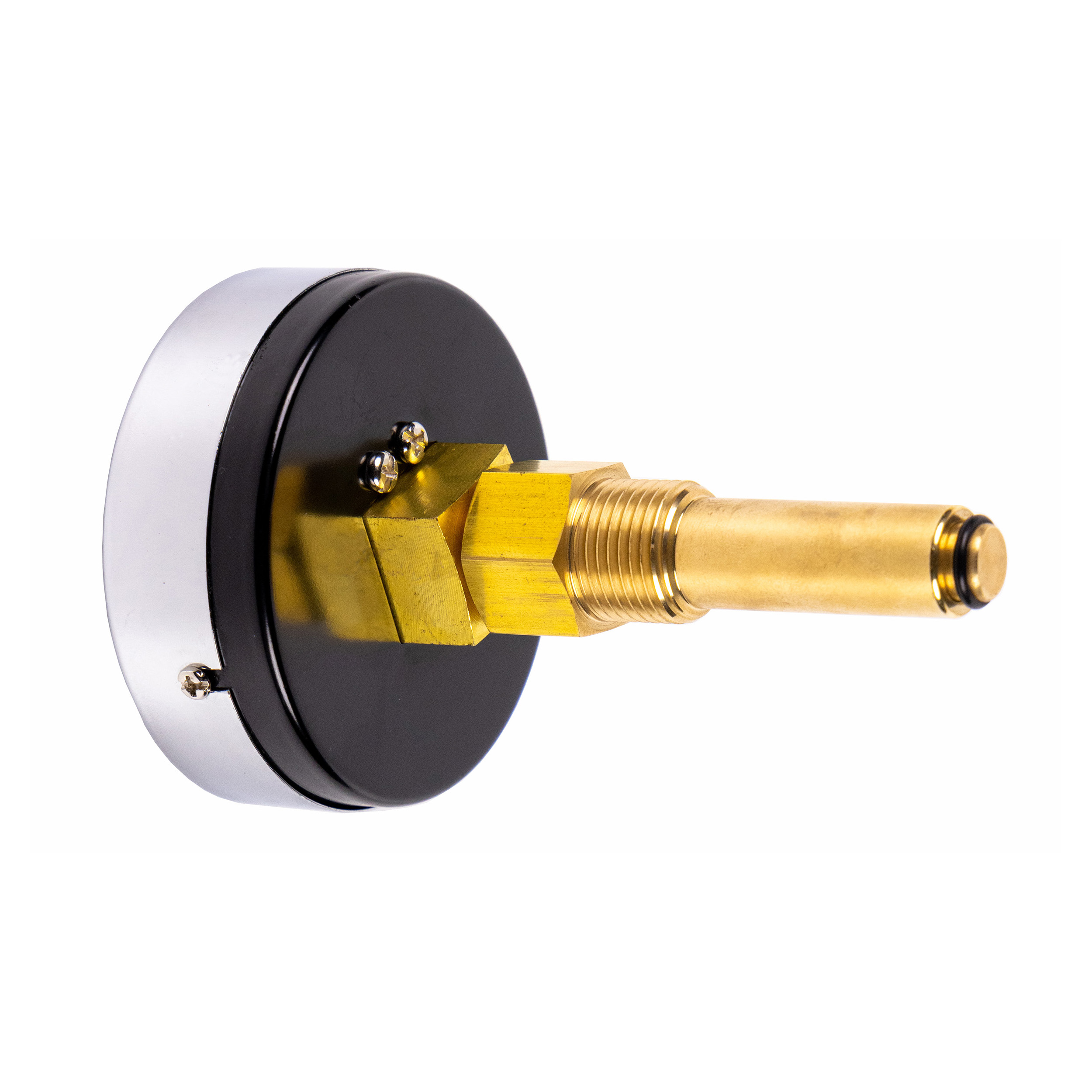 Combined temperature and pressure gauge | Brannan