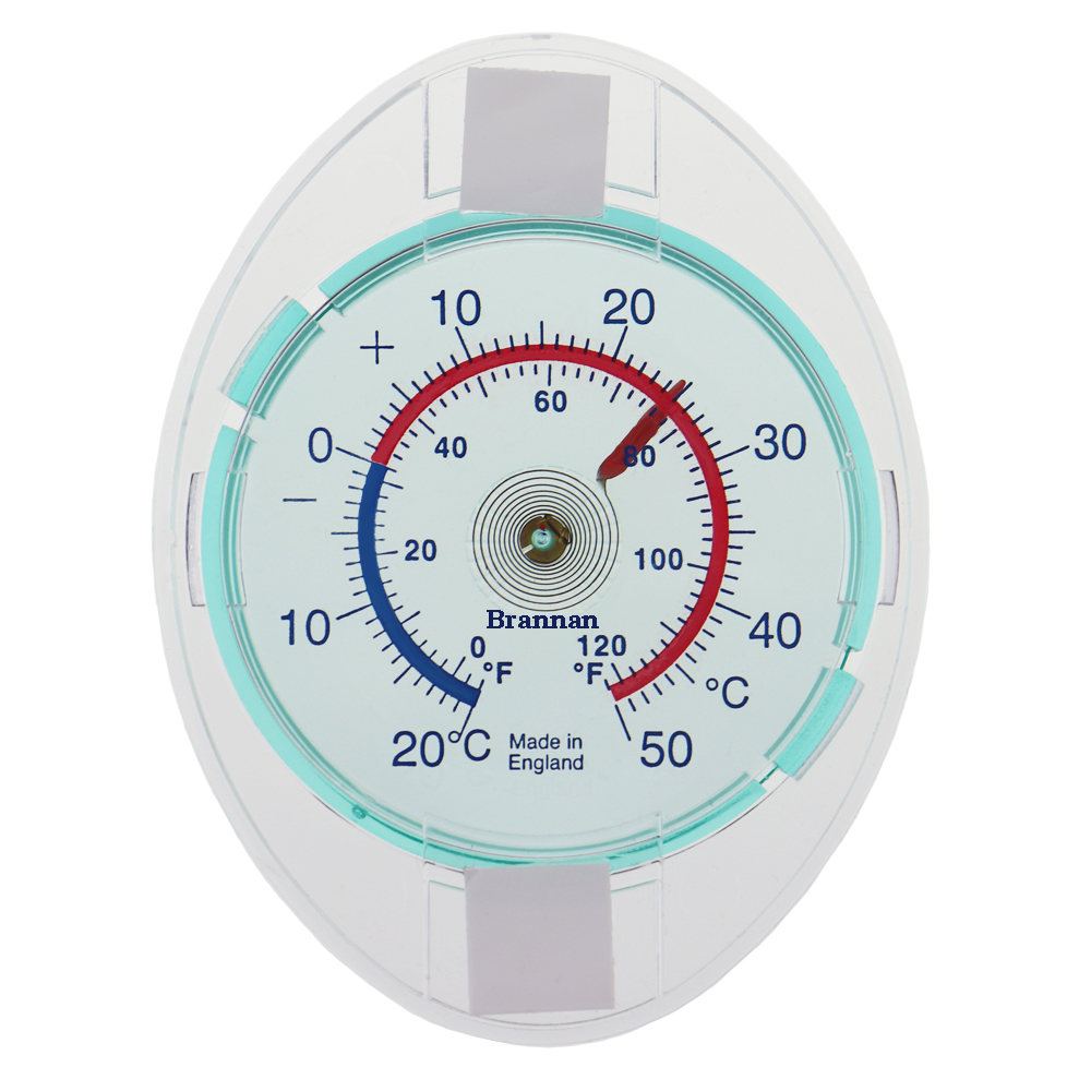 150mm wide wood wall thermometer | Brannan