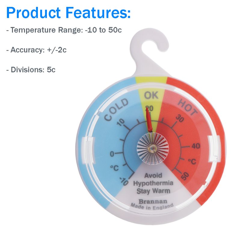 Hanging dial hypothermia thermometer | Brannan