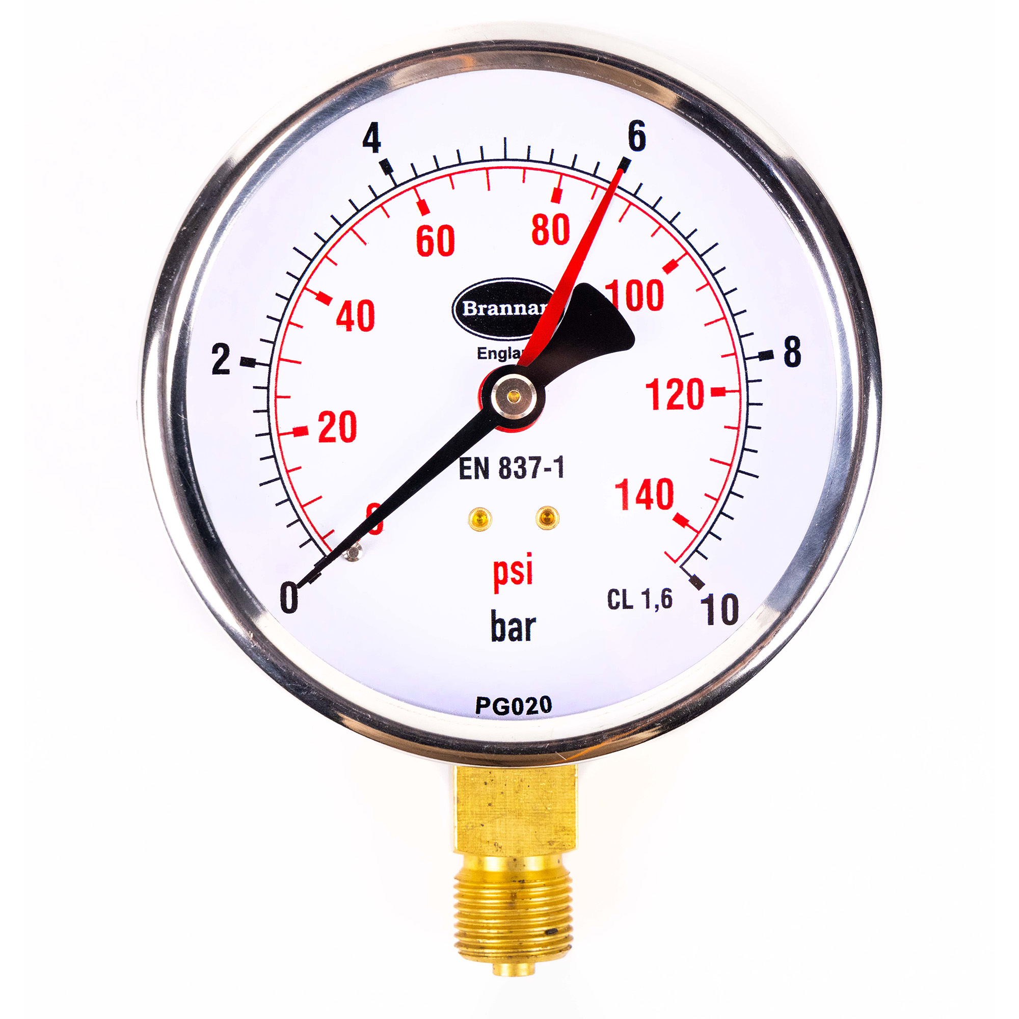 Industrial Pressure Gauges for HVAC, Marine & Oil & Gas - Brannan