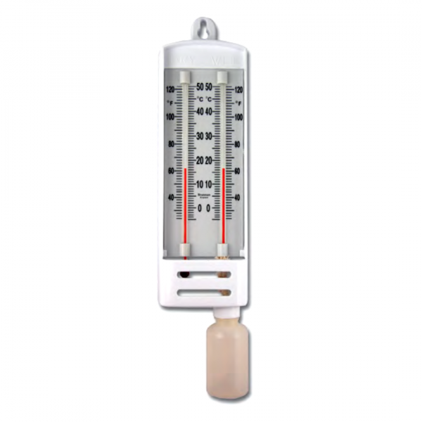 Whirling hygrometer with folding handle | Brannan