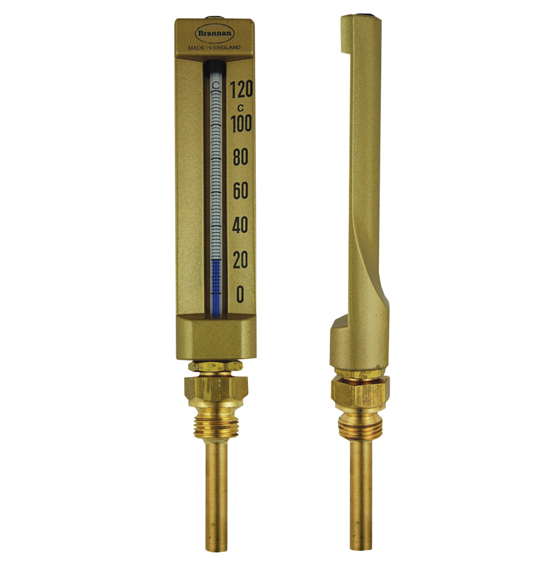 Straight Industrial V-Line thermometer | Brannan