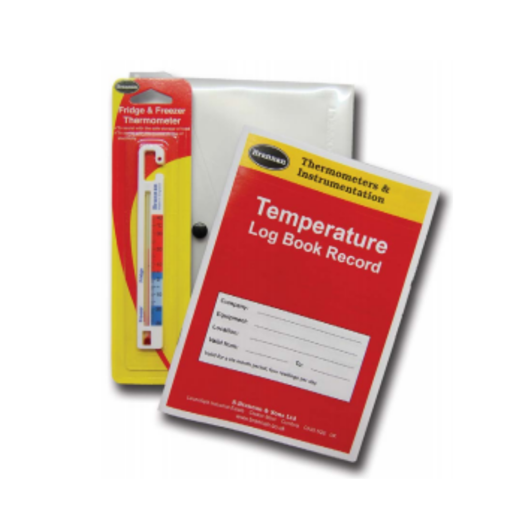 Log book kit with vertical thermometer | Brannan