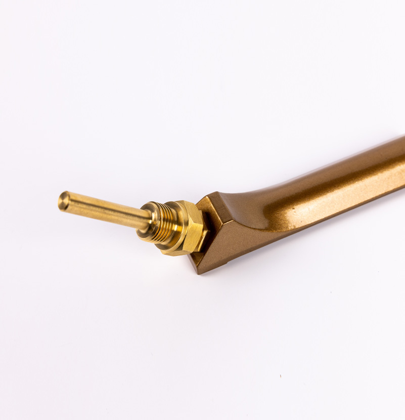 135 degree obtuse angle V-Line thermometer | Brannan