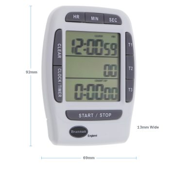 Triple timer & clock | Brannan