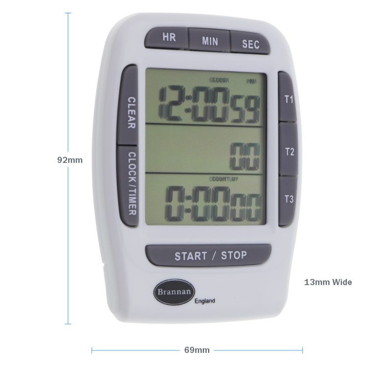 Triple timer & clock | Brannan