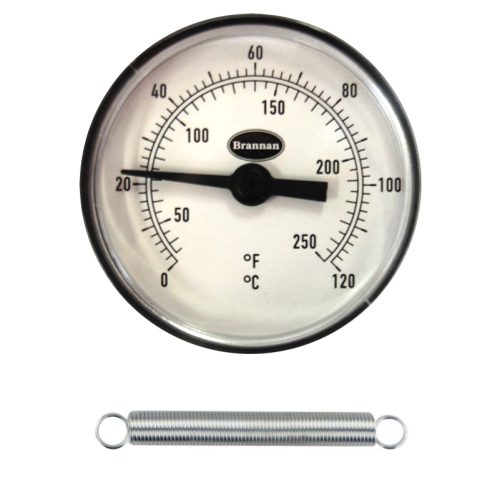 Industrial dial thermometers for HVAC, Marine, and Oil & Gas | Brannan