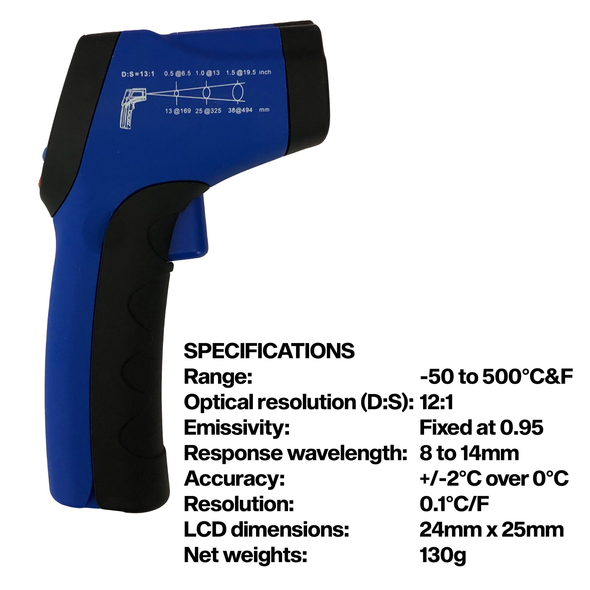 Compact Infrared Non Contact Thermometer | Brannan