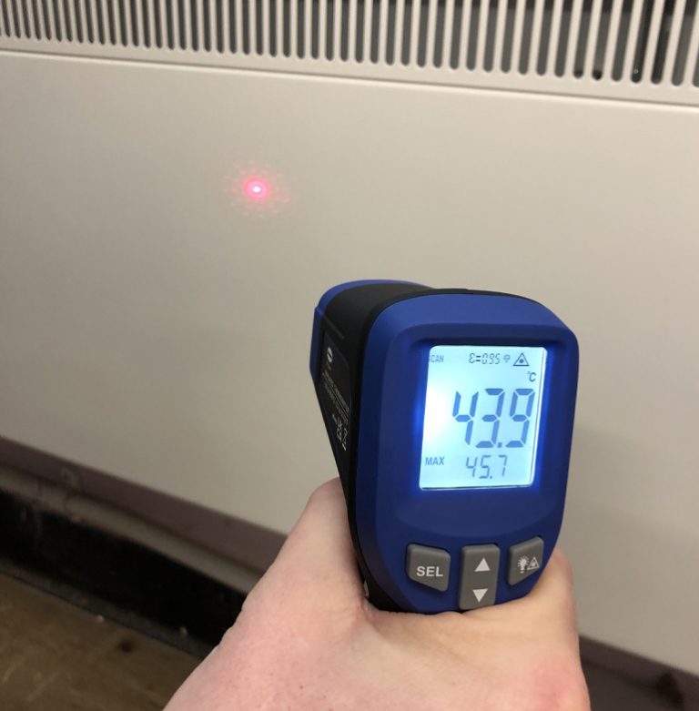 Multi spot infrared thermometer | Brannan