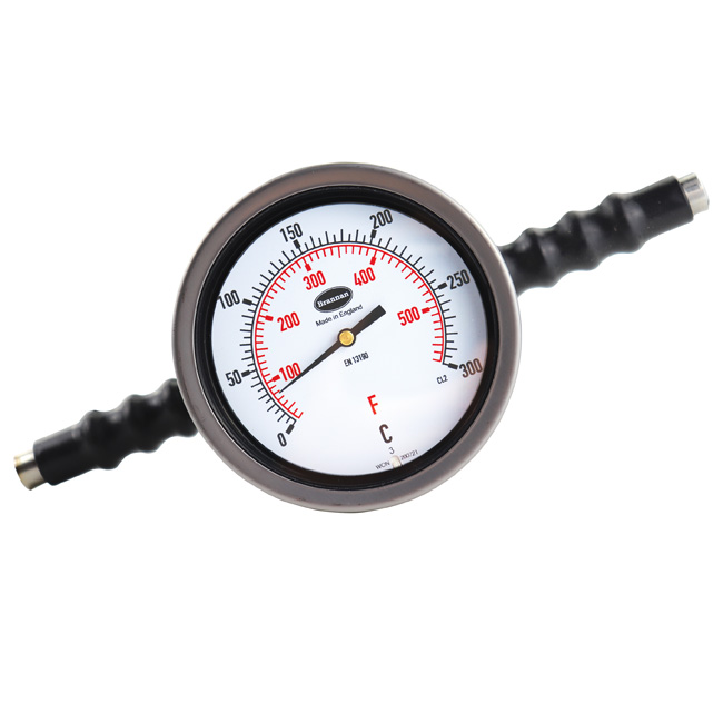Stainless steel portable dial thermometer Brannan
