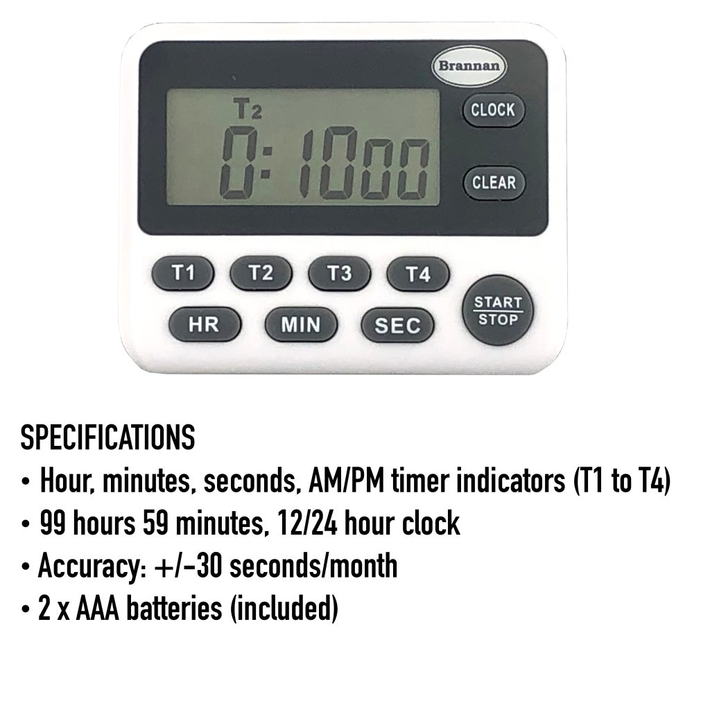Four way timer & clock | Brannan