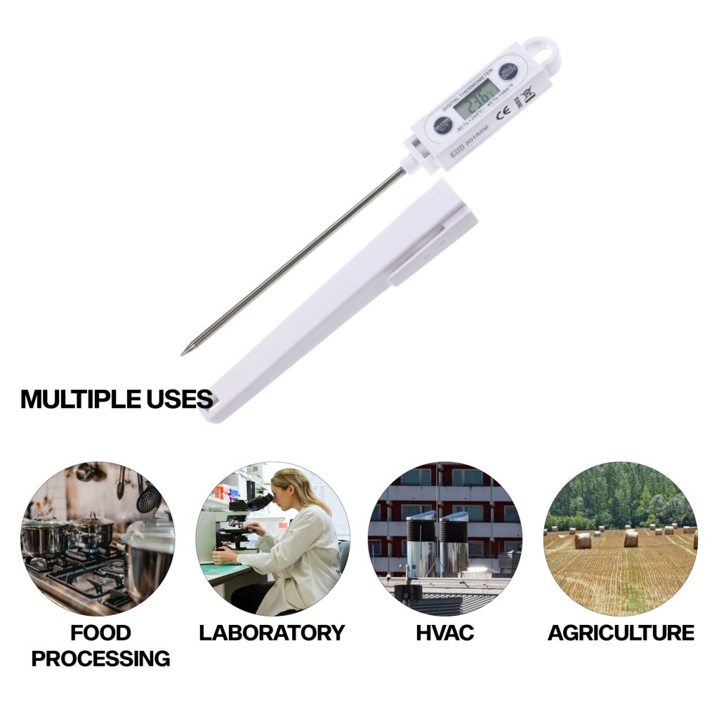 THERM-cert, pre-calibrated water resistant digital test thermometer ...