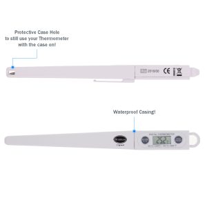 THERM-cert, pre-calibrated water resistant digital test thermometer ...