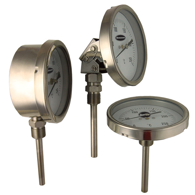 Outdoor stainless steel dial thermometer in heavy duty case | Brannan