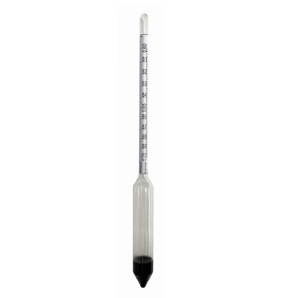 BS 718 hydrometers for petroleum - M100 SP sub-series density hydrometer | Brannan