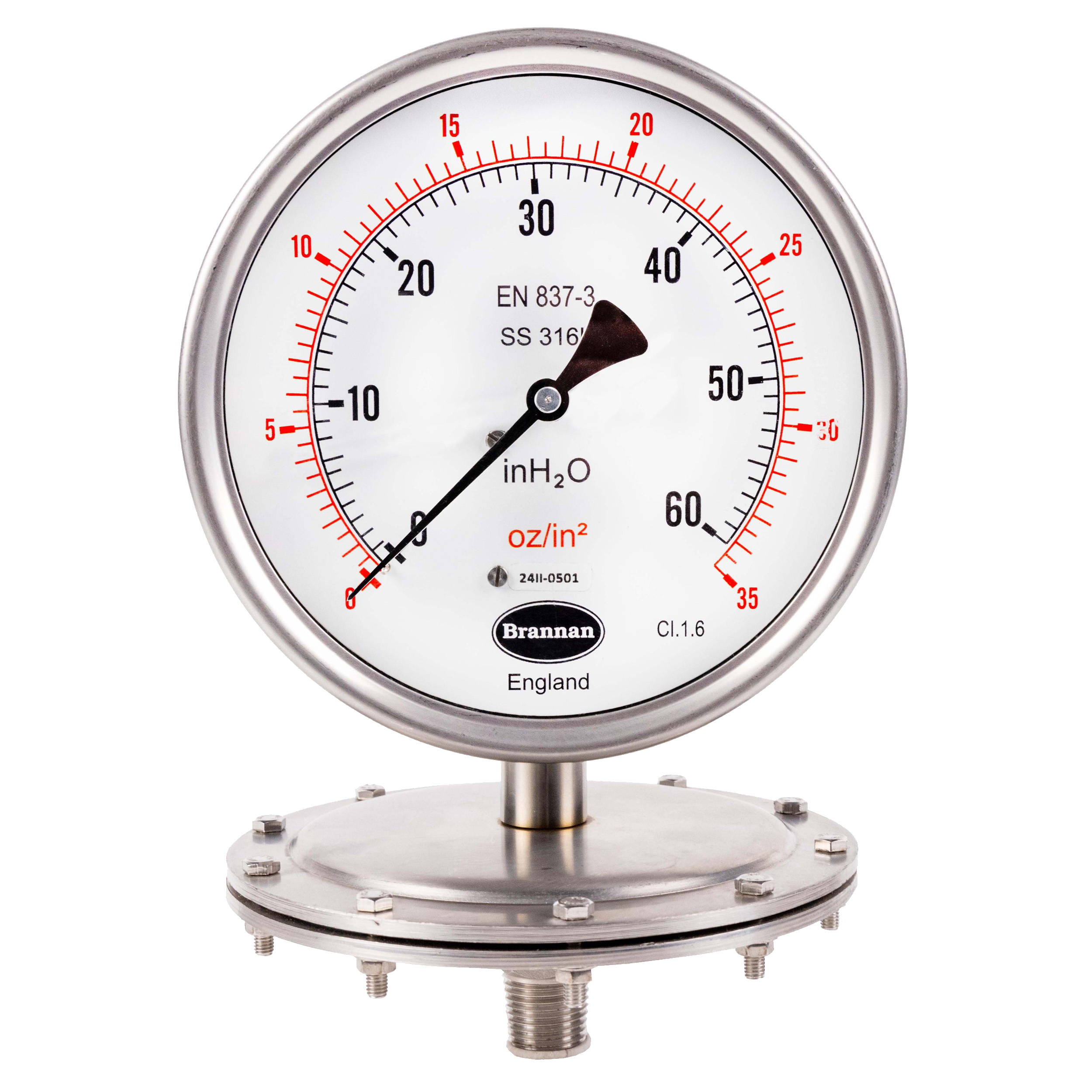 Schaffer diaphragm gauge | Brannan